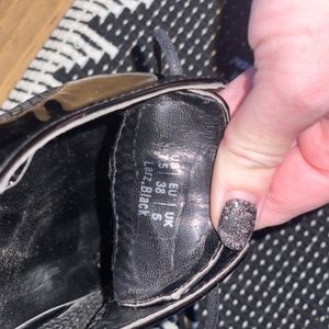 Baldi | Shoes | Baldi Larz Black And White Mesh Lace Up Platform Size ...